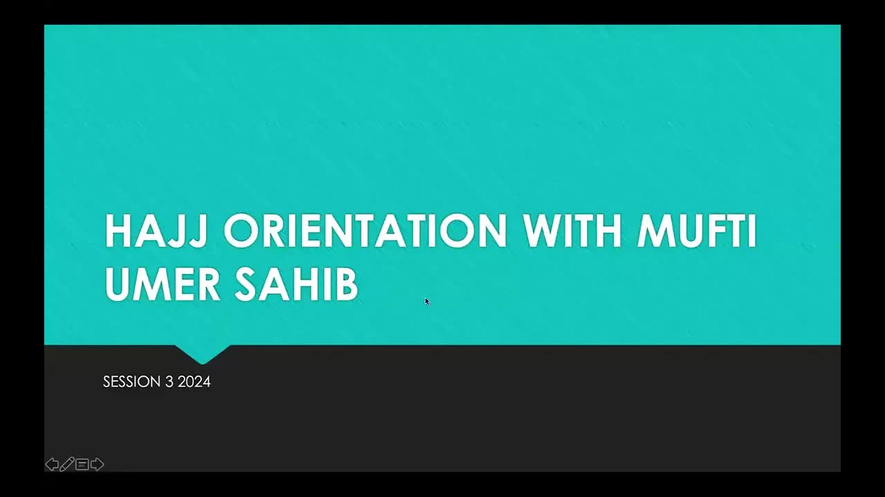 Video: How to Perform Hajj - Mufti Umar Shafiq Hijazi (Urdu, English ...