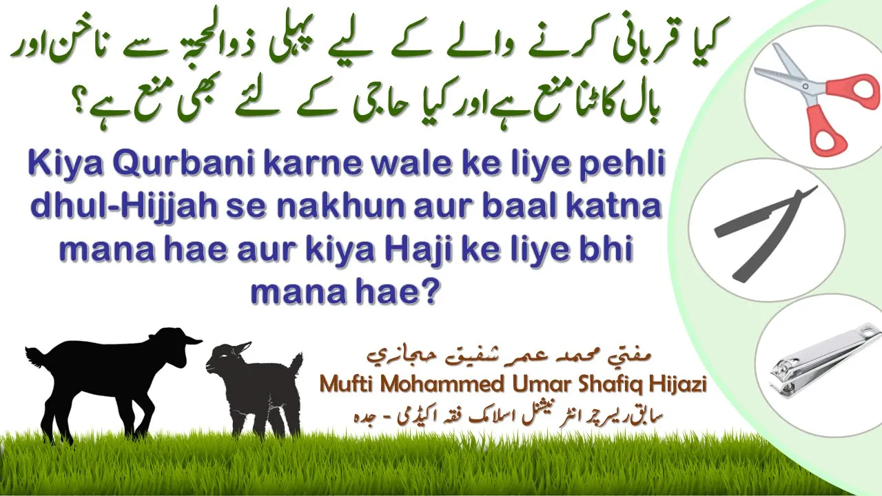 Video: Rulings on Cutting Hair and Nails in Dhul-Hijjah - Mufti Umar ...